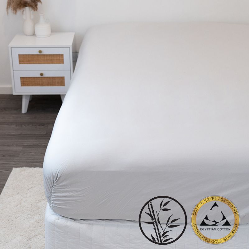 Sienna Living Egyptian Bamboo Egyptian Cotton Fitted Sheet V2 – Morgan ...